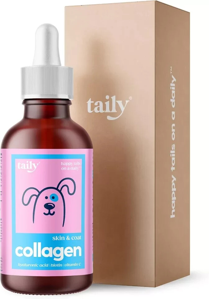 Skin and Coat Supplement for Dogs, Cats | Taily Liquid Collagen for ...
