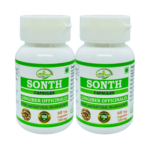 Morsan Nutraveda's Sonth (Sunthi) Capsules | Pack of 2 x 60 x 500 mg. Veg. Caps. | eBay