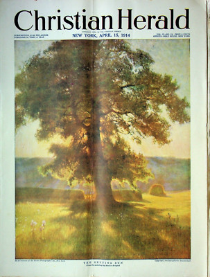Christian Herald Magazine The Setting Sun April 15 1914 New York ...