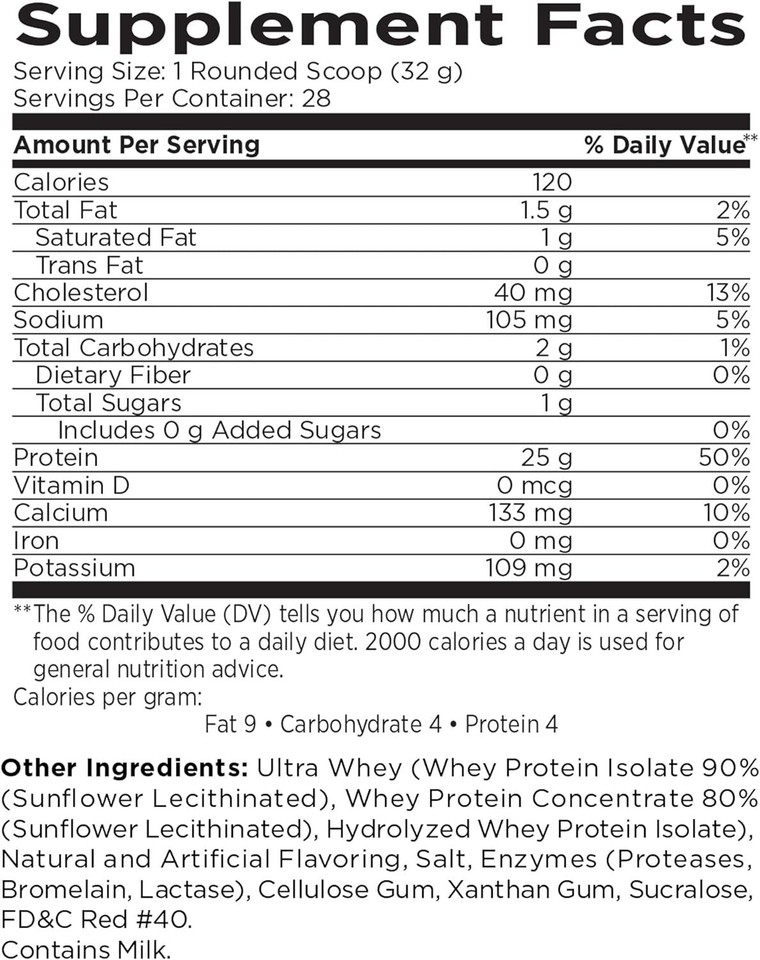 MRI Performance Ultra Whey Protein Lean Muscle Recovery Whey Isolate 2 ...