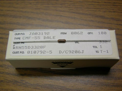100 Vishay CMF55 RN55D3320F 332 Ohms 1/4W 1% Precision Resistors | eBay