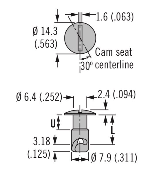 Dzus D4 AJ5 40 Panel Quick Release Fastener Quarter Turn Fasteners ...