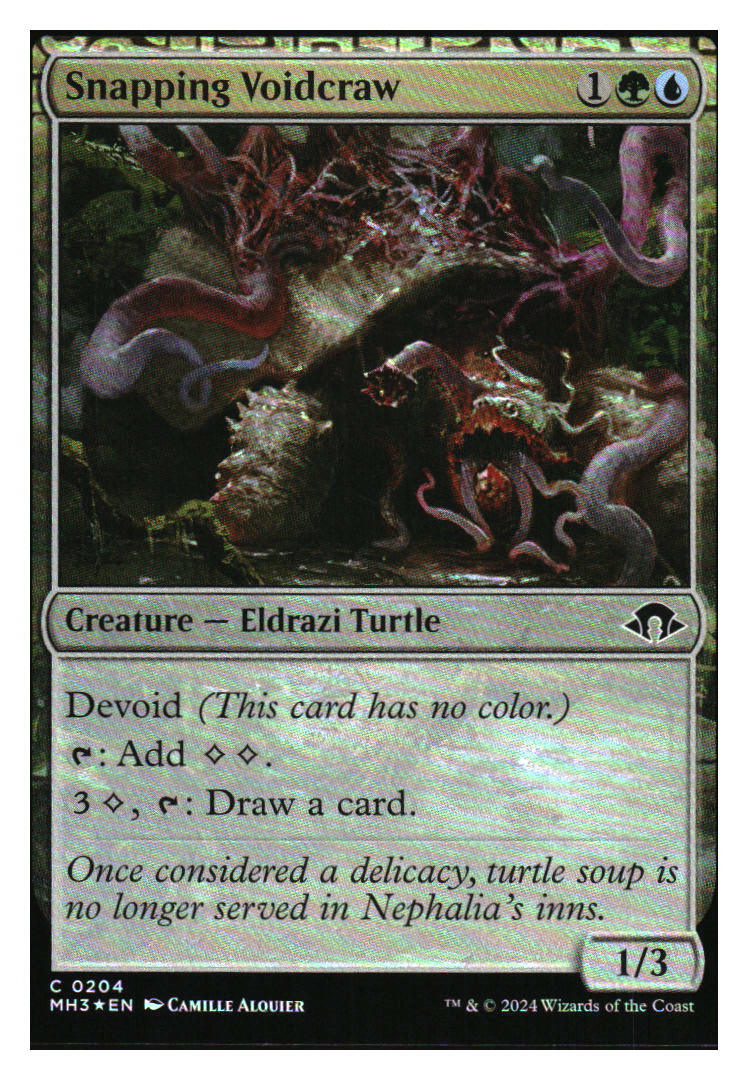 Snapping Voidcraw (foil) Modern Horizons 3 MTG - NM+ MYTHIC RELICS | eBay