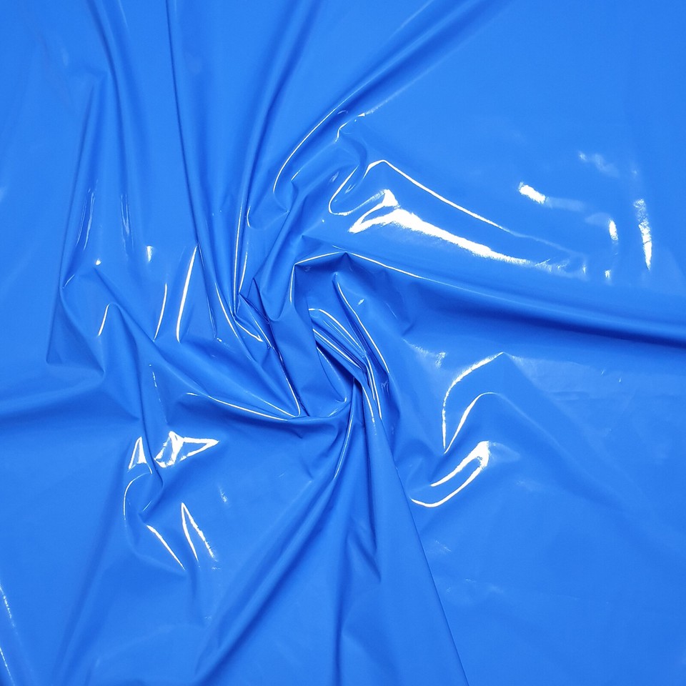 SHINY HIGH GLOSS PVC STRETCH RUBBER VINYL PLEATHER GOTH FETISH CLOTH ...