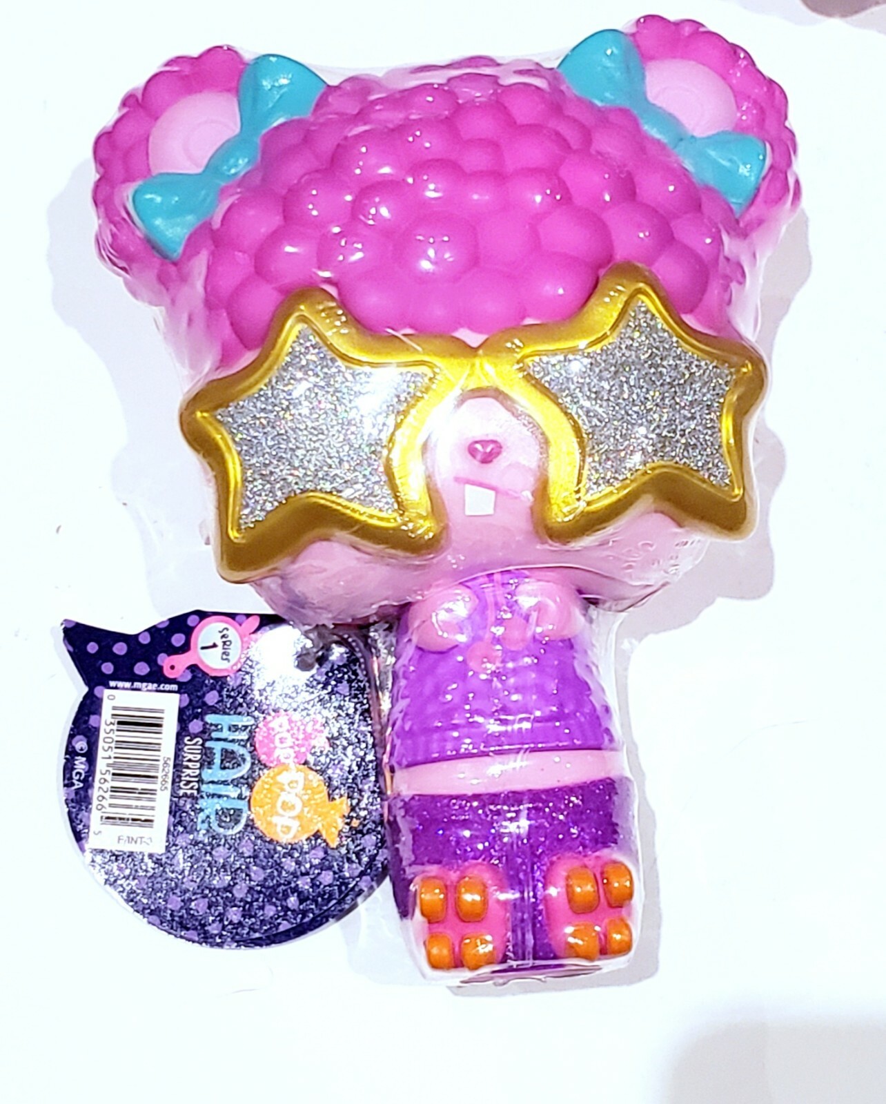 Pop Pop Hair Surprise 3-In-1 POP Pets with Long, Brushable Hair "Funky ...