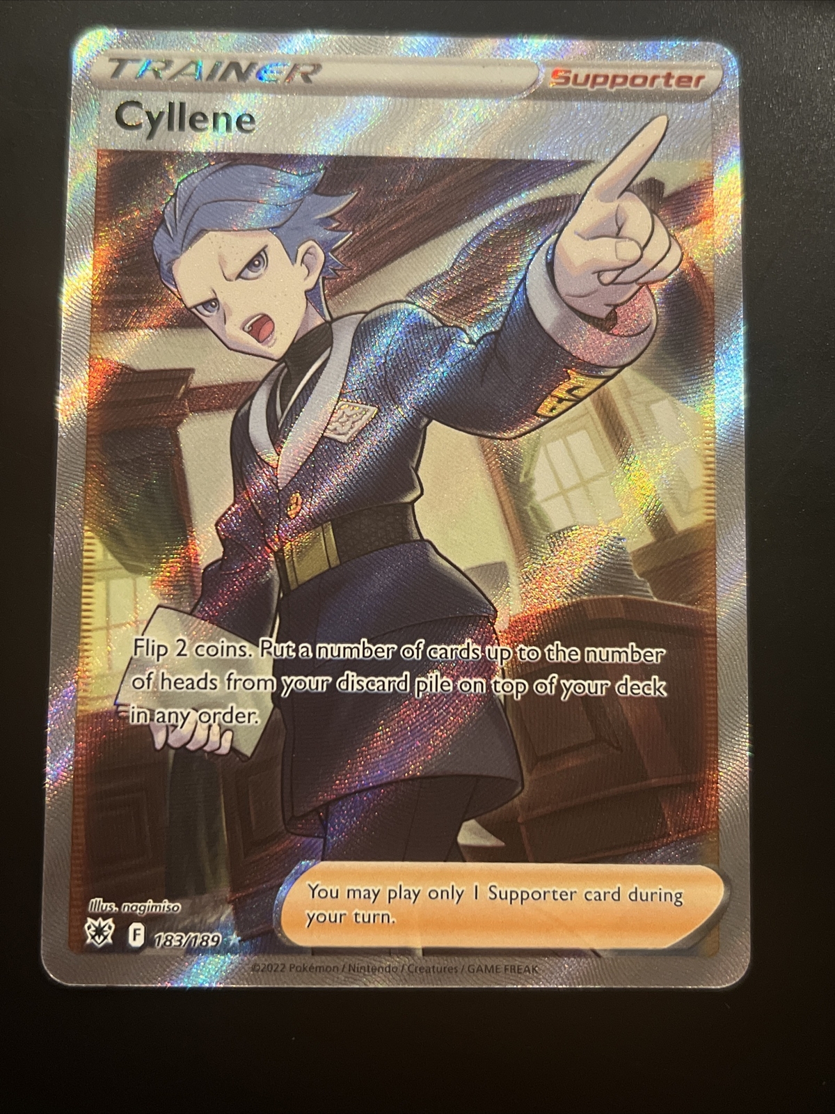 2022 Cyllene 183/189 Ultra Rare Full Art Trainer Pokemon Astral ...