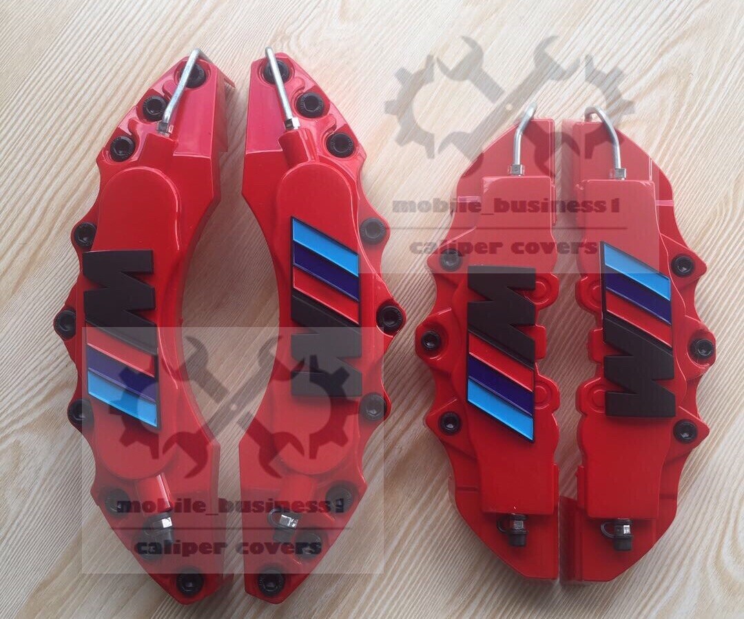 Red M Performance Brake caliper covers bmw 328i xdrive X1 X2 X3 X4 X5 ...