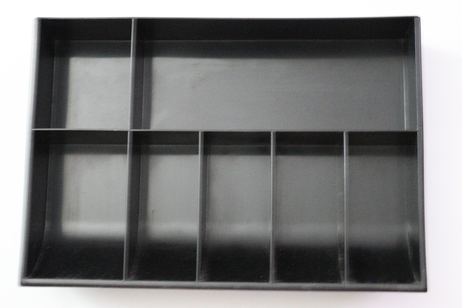 7 Compartment Cash Change Drawer Tray Insert Organizer 10.75 x 7.5 x 1. ...