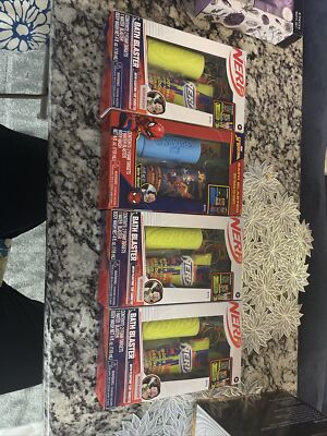 4 Packs Of NERF Bath Blaster Set With Targets and Body Wash 3 Nerf 1 ...