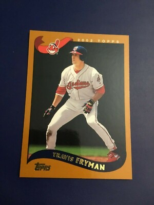 2002 Topps # 275 TRAVIS FRYMAN Cleveland Indians Baseball Card Sharp ...