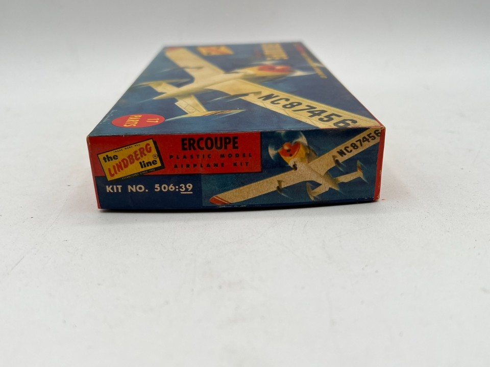 Vintage The Lindberg Line Ercoupe Airplane Plane 1/48 Scale Model Kit ...