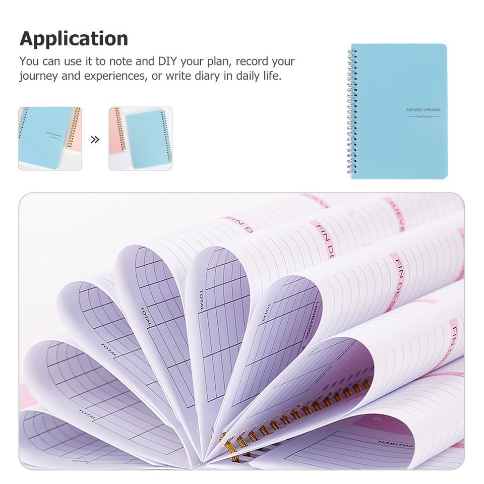 Coil Notepad A5 Notebook Decorative Schedule Notepad Portable a5 ...