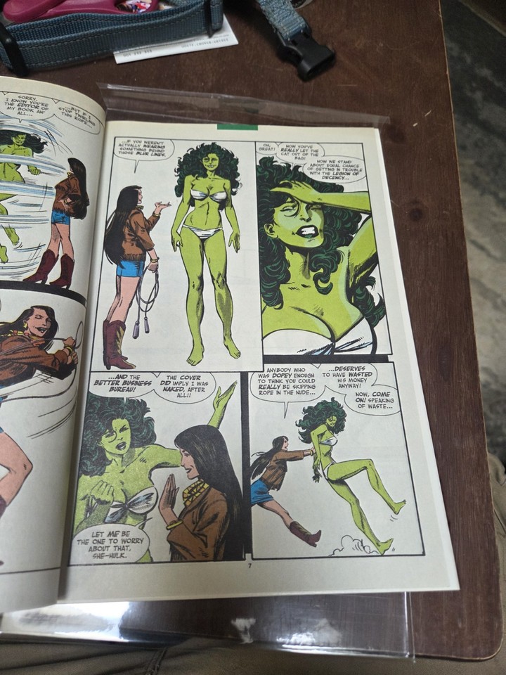 The Sensational She-Hulk #40 Newstand Jump Rope Issue Marvel Comics ...