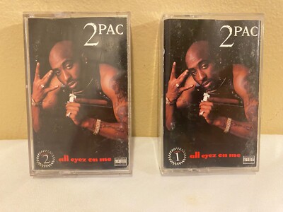 2 2PAC RAP WEST COAST CASSETES COLLECTION (ALL EYEZ ON ME) DEATH ROW ...