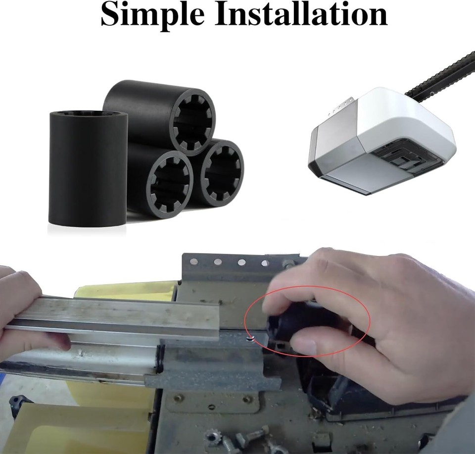 4x Screw Drive Coupler Part for LiftMaster Chamberlain Garage Door ...