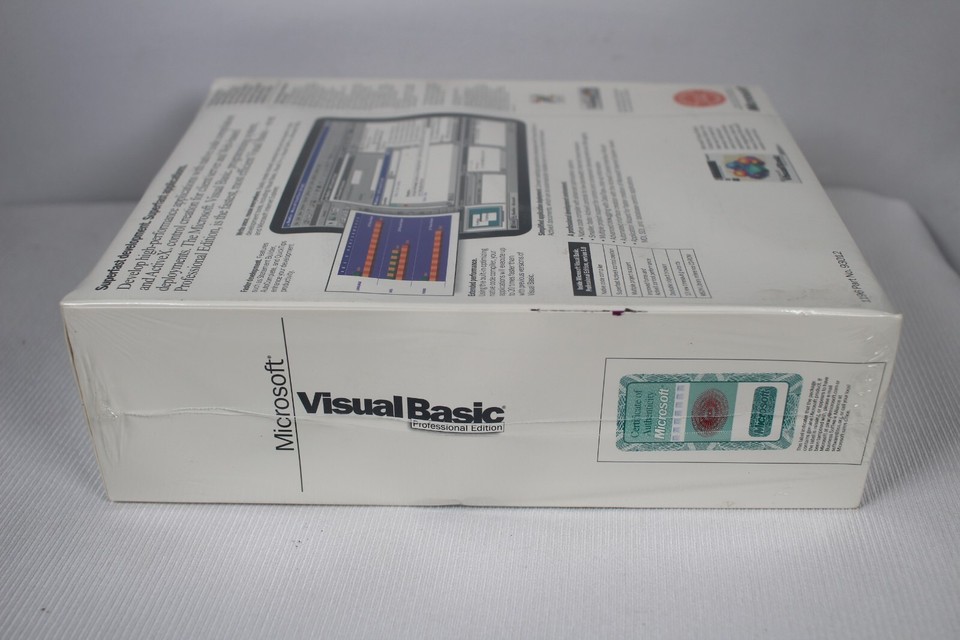 Microsoft Visual Basic Professional Edition Version 5.0 Academic BRAND NEW SEALE | eBay