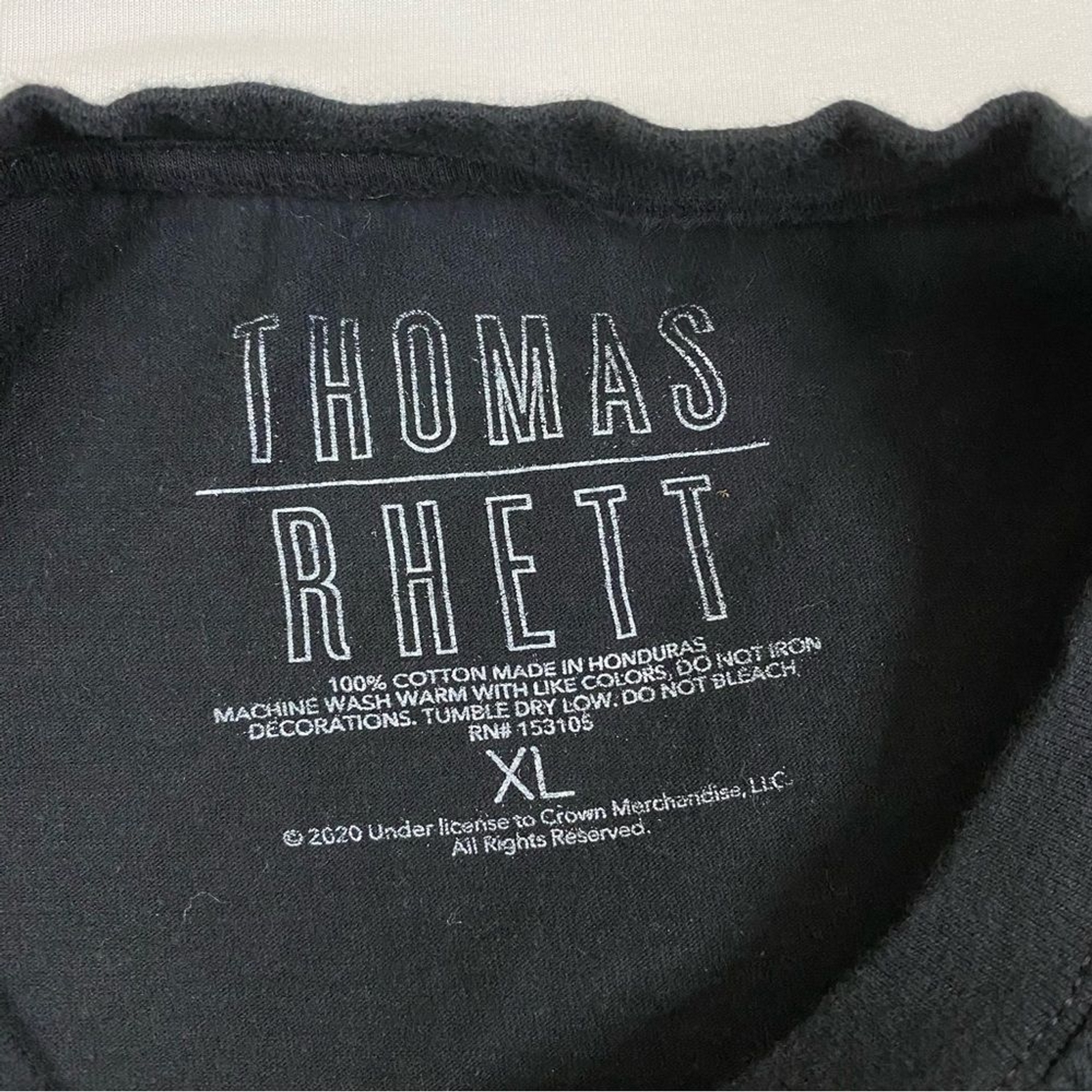 Thomas Rhett T-Shirt Women’s XL Country Music Musician Concert Band Tee ...