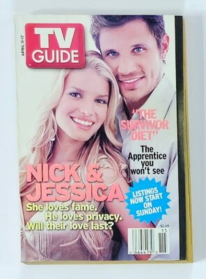 TV Guide Magazine April 11 2004 Nick & Jessica Western NY State Ed. No ...