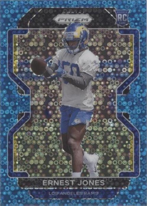 2021 Panini Prizm - Rookie Ernest Jones #421 No Huddle Blue Prizm /79 ...