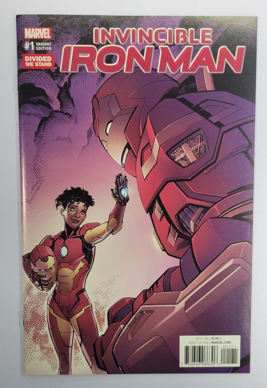 INVINCIBLE IRON MAN #1 J SCOTT CAMPBELL MIDTOWN RIRI WILLIAMS VARIANT ...