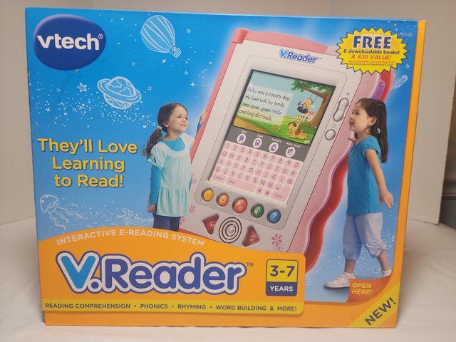 VTech V Reader Animated Reading System Pink 80 115650 for sale online ...