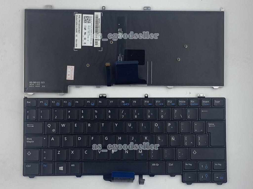 New for Dell Latitude 14-7000 12-7000 E7440 E7420 E7240 Keyboard ...