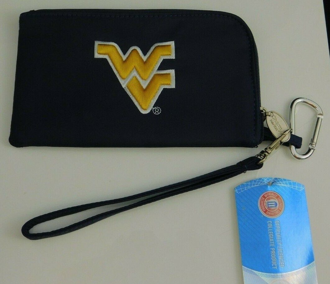 West Virginia Mountaineers ID Wallet Wristlet Cell Phone Case Charm 14 ...