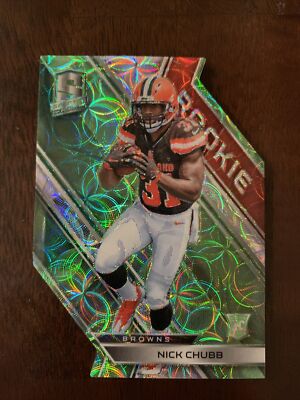 2018 panini spectra nick chubb Rookie Card #/25 | eBay