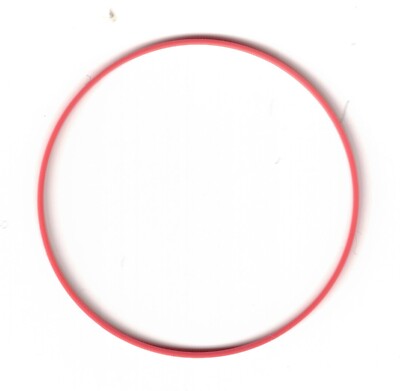 Red Hard Plastic Gasket Caseback Seal -- 0.9mm Height [Drop-Down List ...