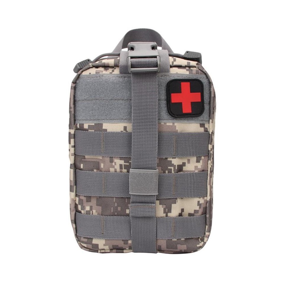 Tactical First Aid Kit Medical Molle Rip Away EMT IFAK Survival Pouch ...