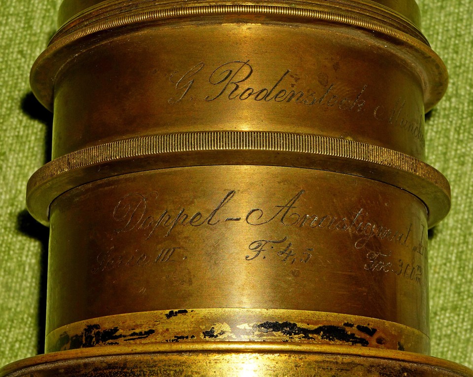 G. RODENSTOCK: DOPPEL-ANASTIGMAT "LUMAR" 4,5/300 | eBay