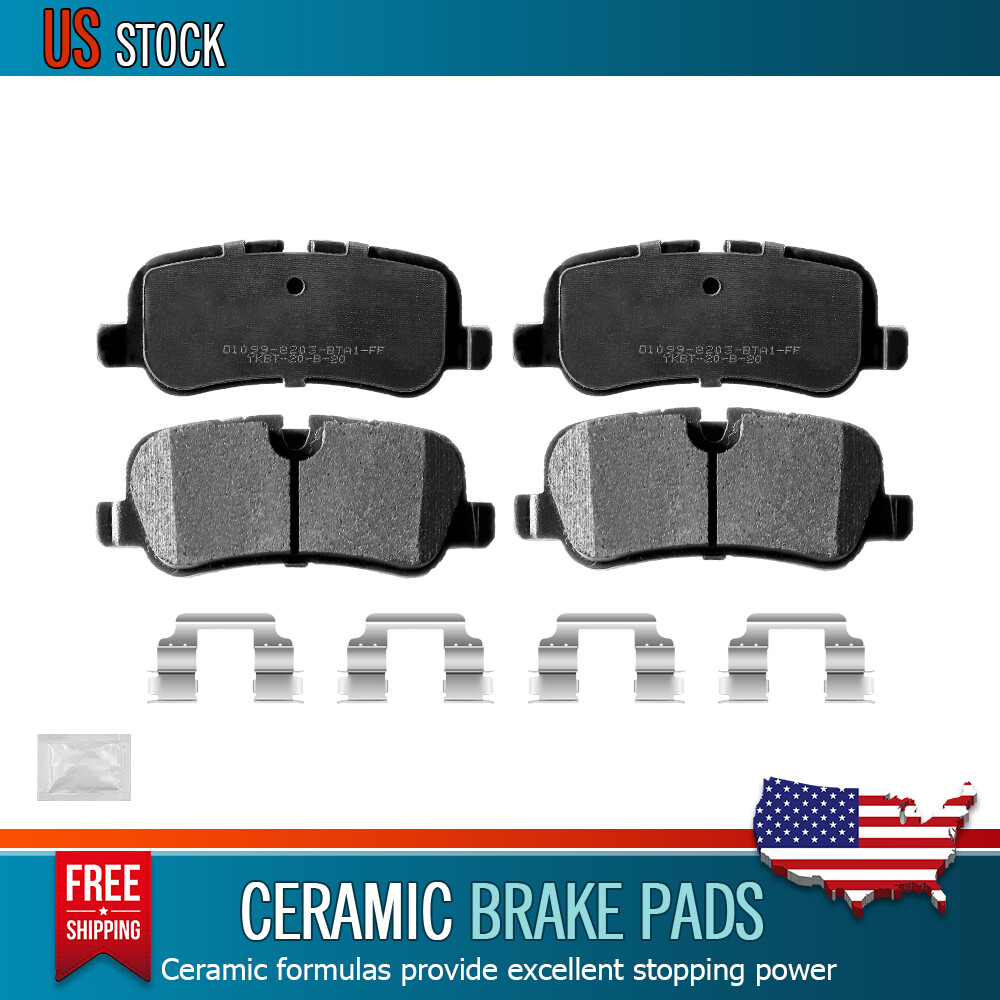 Rear Ceramic Brake Pads Kit for 2006 2007-2009 Land Rover LR3 Range ...
