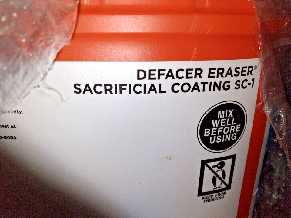 Prosoco Sacrificial Coating SC-1, Removable Anti-Graffiti Shield, 5 ...