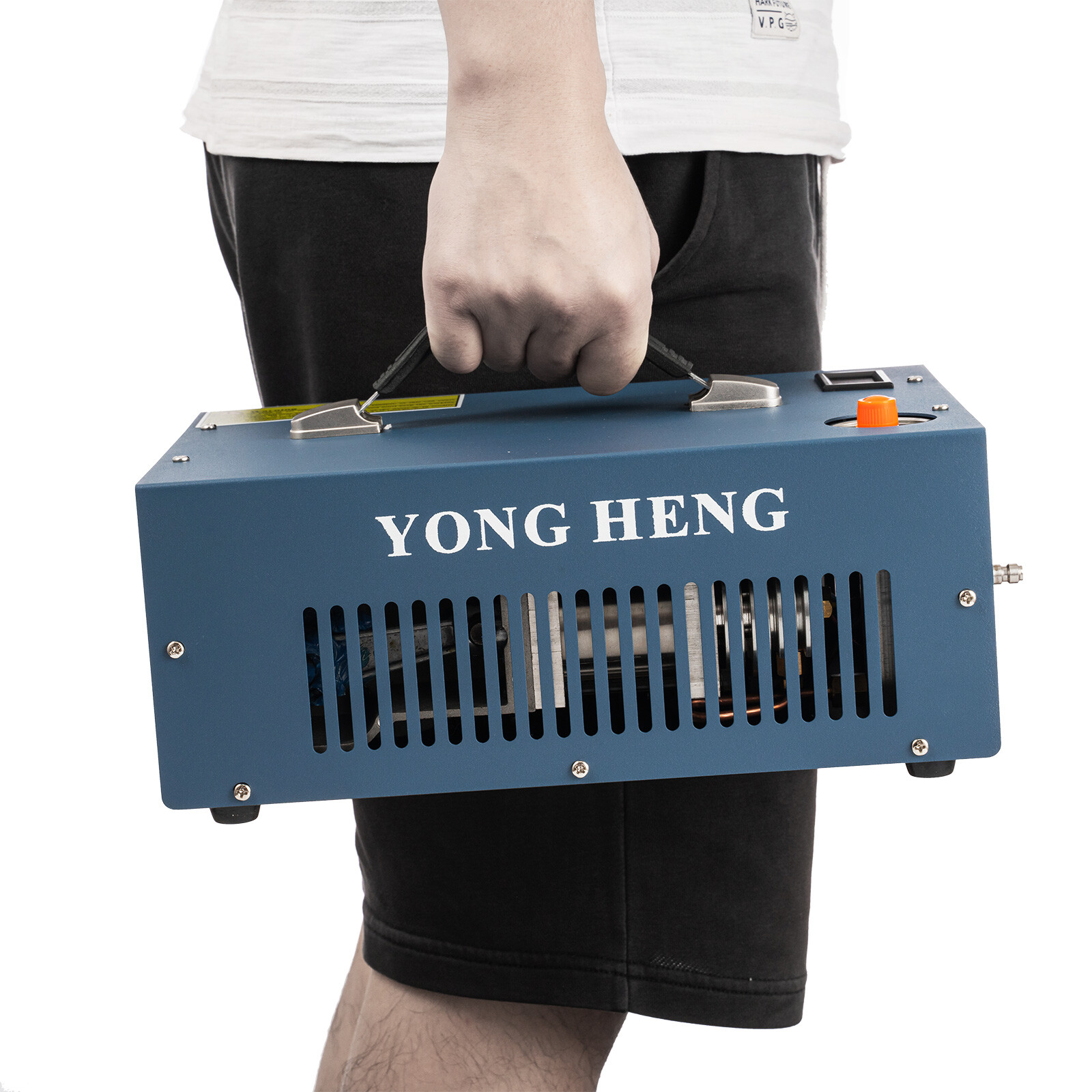 YONG HENG Portable 4500PSI High Pressure PCP Air Compressor Auto-Stop ...
