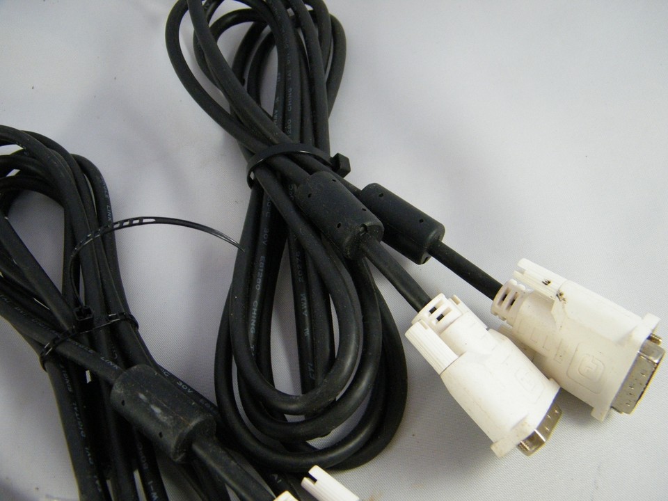 (2) NEW & (2) USED CHING TAI DVI CABLES PART # E81280 | eBay