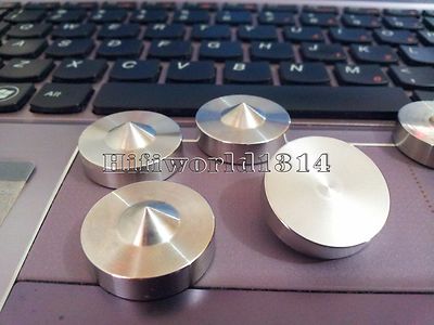 3Set Solid Steel HiFi Speaker Isolation Spike Stand Feet Base spikes ...