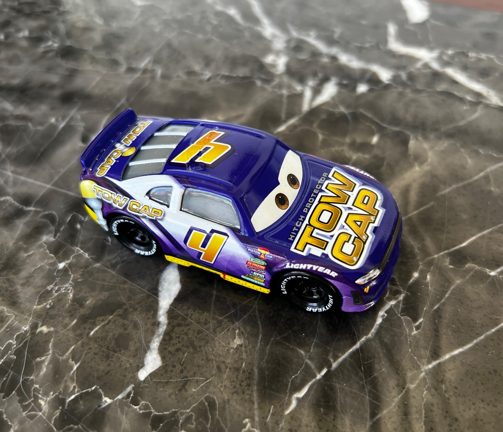 DISNEY PIXAR CARS "#4 JACK DePOST...A.K.A. TOW CAP" NEW, LOOSE, OUT OF ...