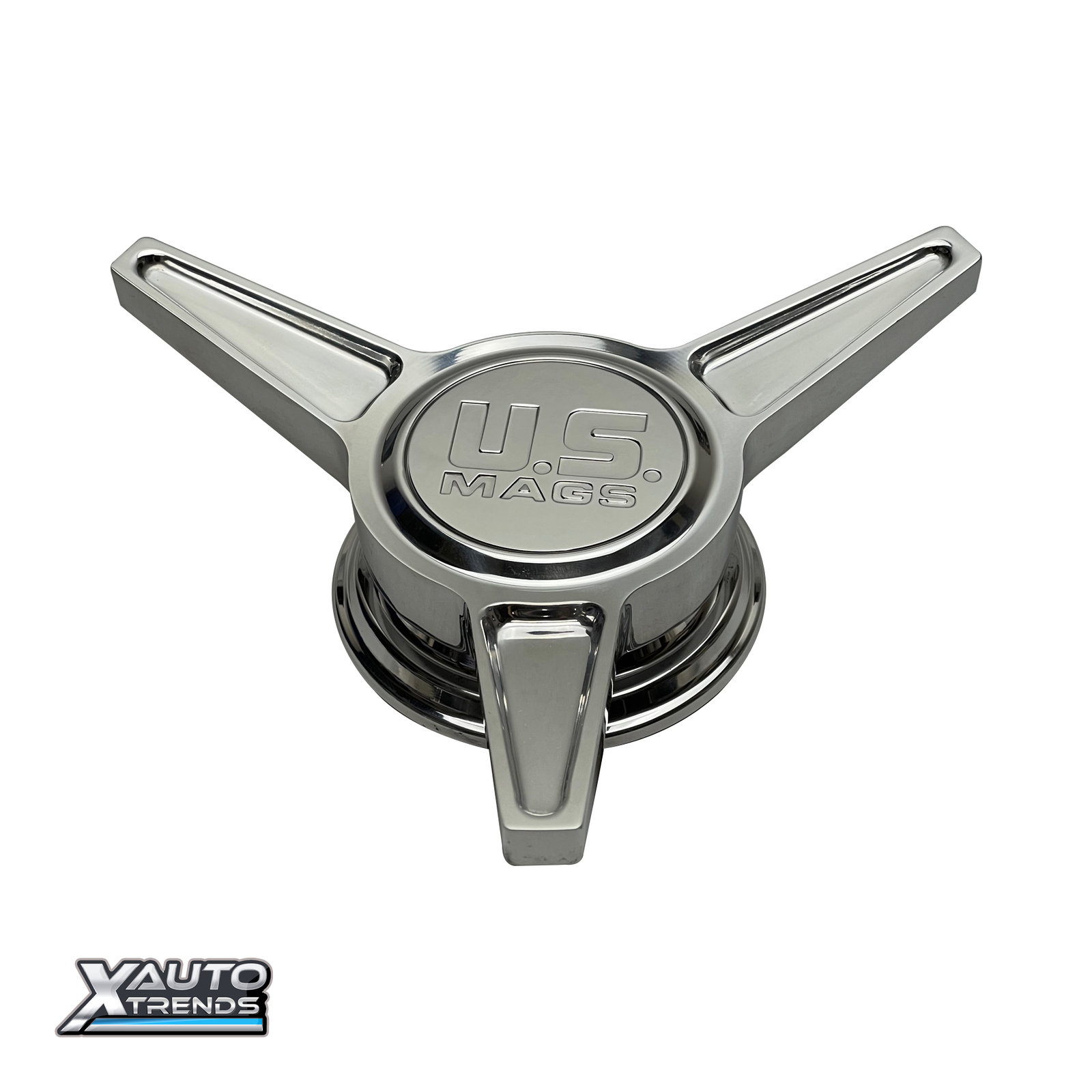 US Mags Flat Knock Off And Aadaptor Polished Wheel Center Cap 38060-35H ...