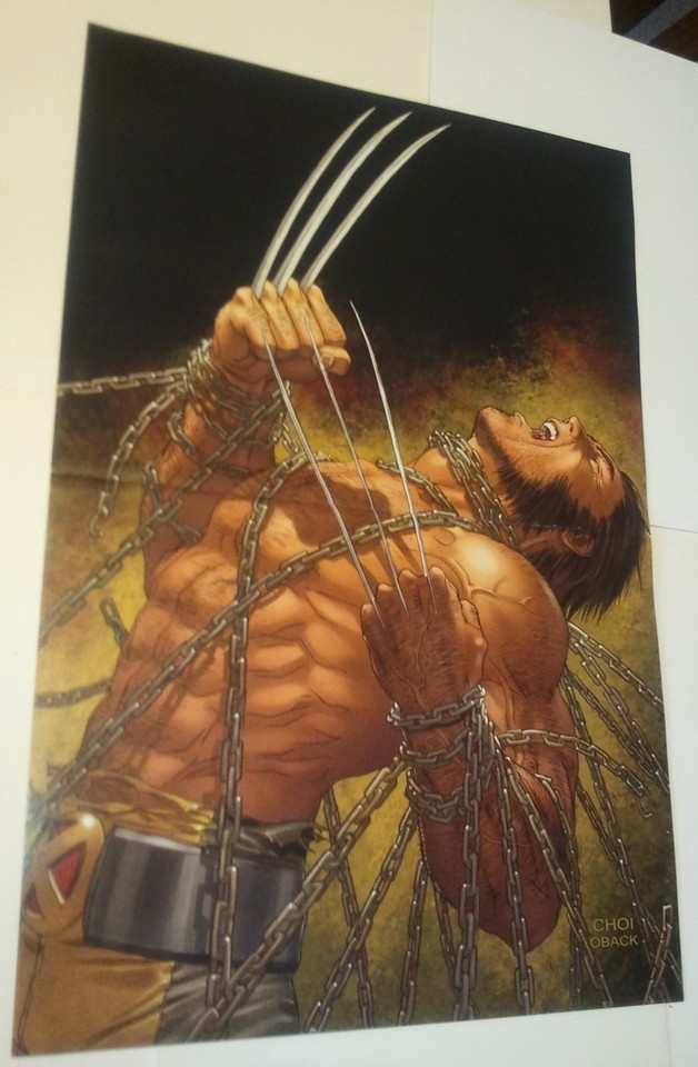 Wolverine Poster #98 In Chains by Mike Choi X-Men Avengers | eBay