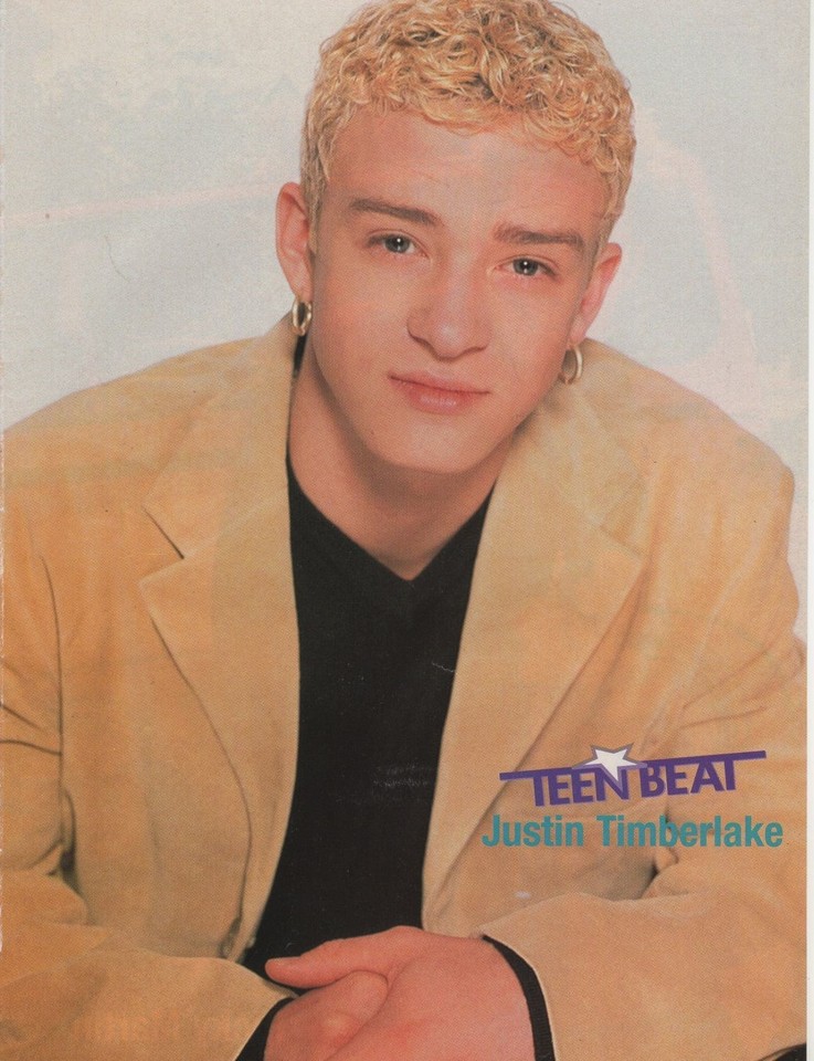 Ricky Martin Teen Beat mag pinup Justin Timberlake portrait picture ...