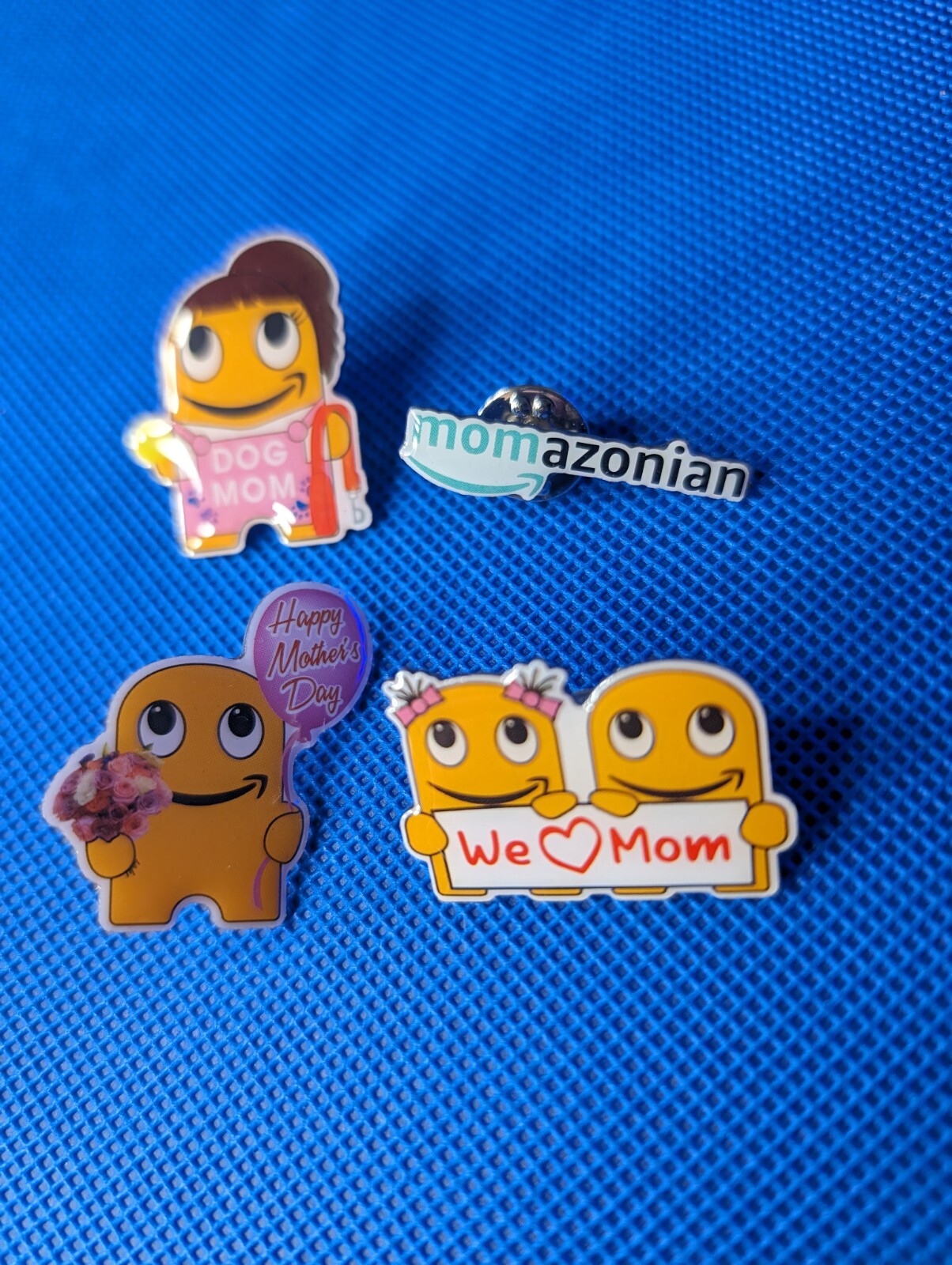 Amazon PECCY Pins Lot Of 4 Happy Mother's Day, Momazonian, Dog Mom, We ...