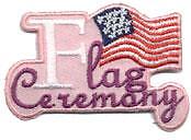 Girl Boy Cub FLAG CEREMONY Day Pink Retirement Project Patches Badge ...