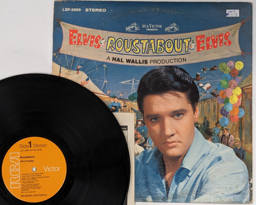 ELVIS PRESLEY - Roustabout (LSP-2999) Orange Flex Label Flex Vinyl ...