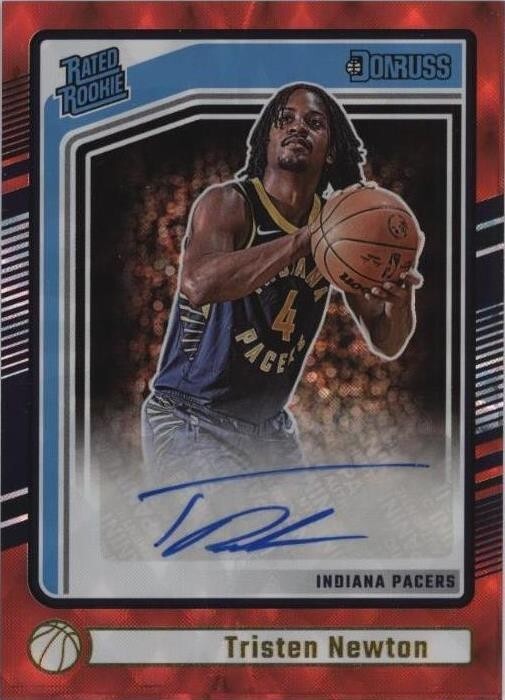 2024-25 Panini Donruss - Rated Rookie Signatures Tristen Newton #282 ...