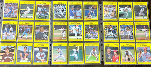 Set Of 55 1991 "Fleer" Baseball Cards In Notebook Sleeves | eBay