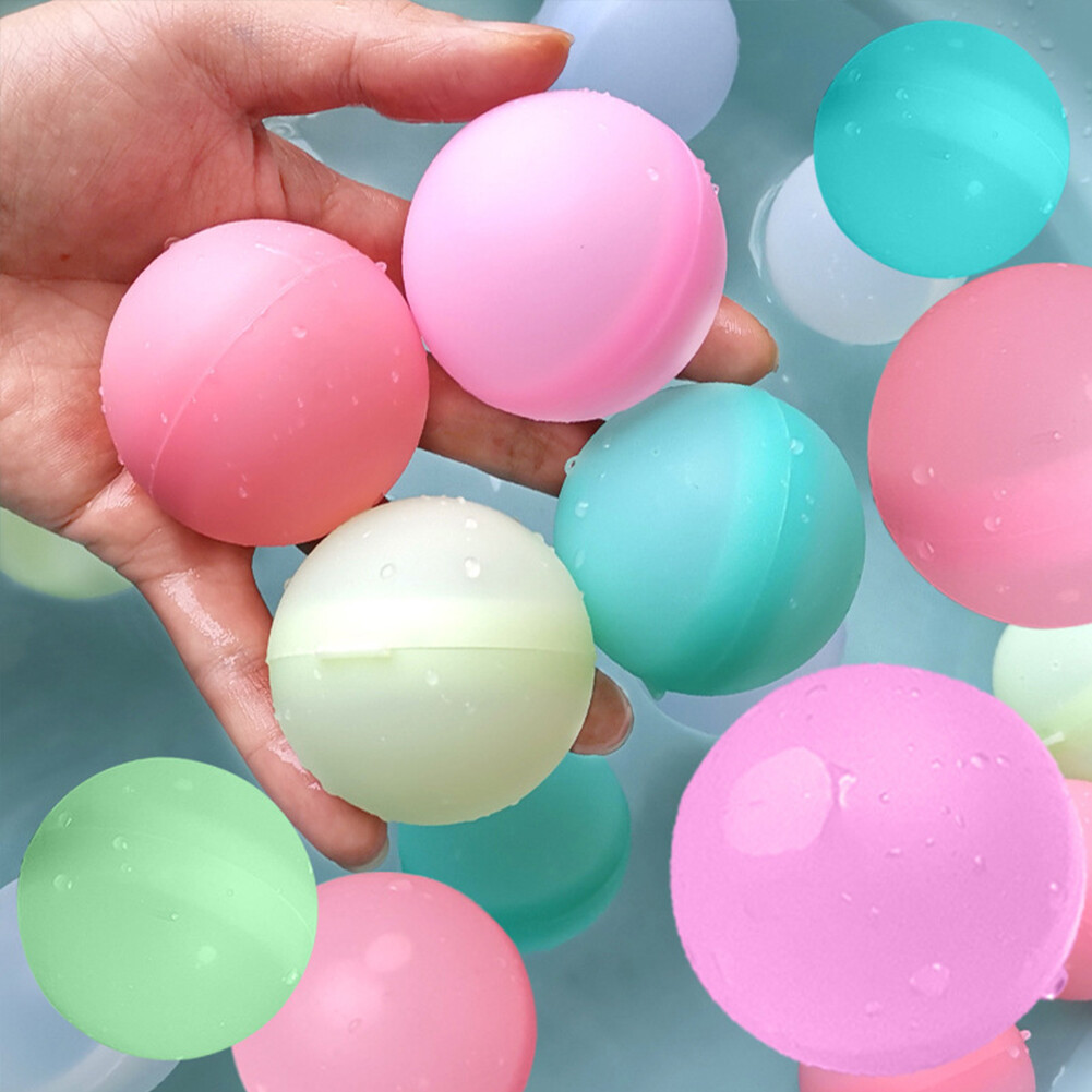 EY# 12Pcs Silicone Water Bomb Balloons Refillable Water Toys for Kids ...