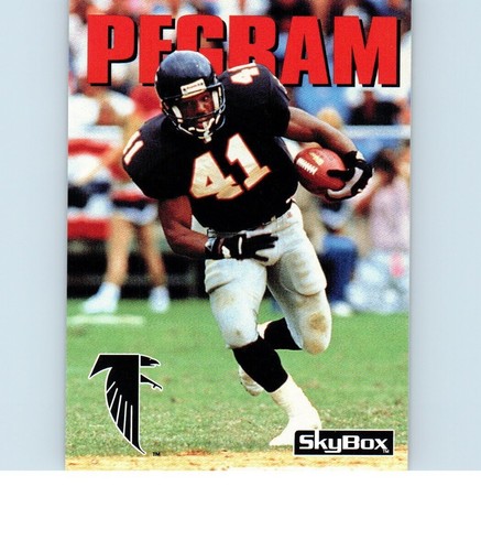 Eric Pegram 249 Falcons 1992 Skybox Football Trading Card | eBay