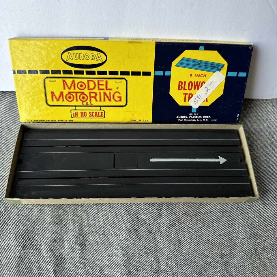 Aurora HO Model Motoring Slot car 9" BLOWOUT track #1541-200 | eBay