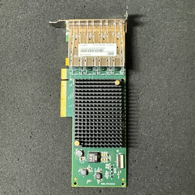 IBM 00RX863 4-port LP 10Gbps FC SR NIC HBA P010225-41D NO GBICs 2CE3 ...
