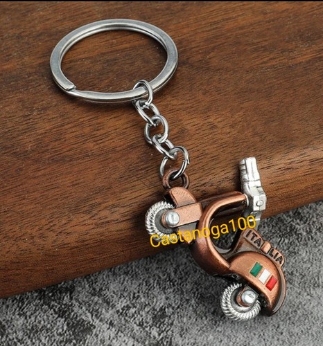 3 COLORS/ New ITALIA ROMA Moped Scooter Key Chain | eBay